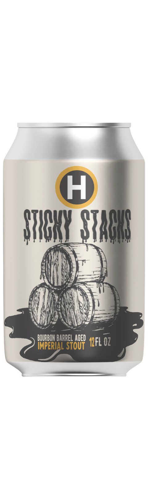 Sticky Stacks Beer - Bourbon Barrel-Aged Imperial Stout