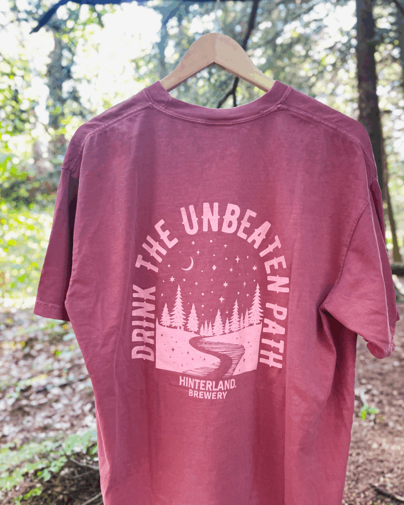Drink the Unbeaten Path Tee - Hinterland Brewery
